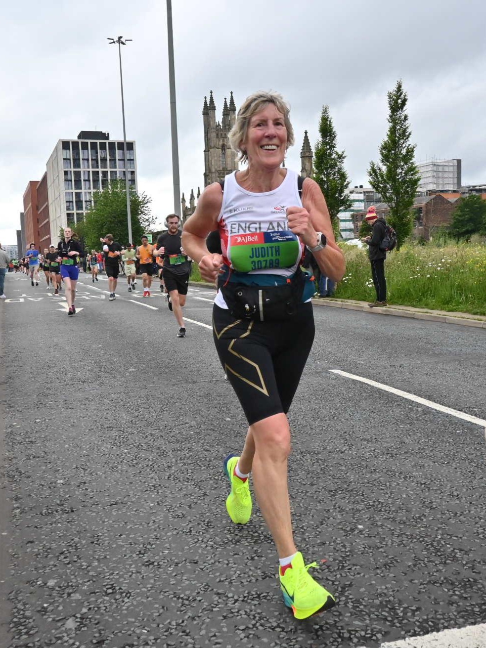 Judith Porter – Running for England – AYCLIFFE RUNNING CLUB